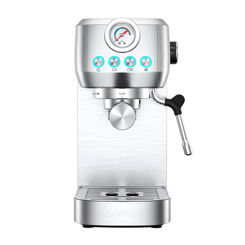 3700GENSE™ Barista Quality Espresso Machine with Steam Wand Pressure Gauge