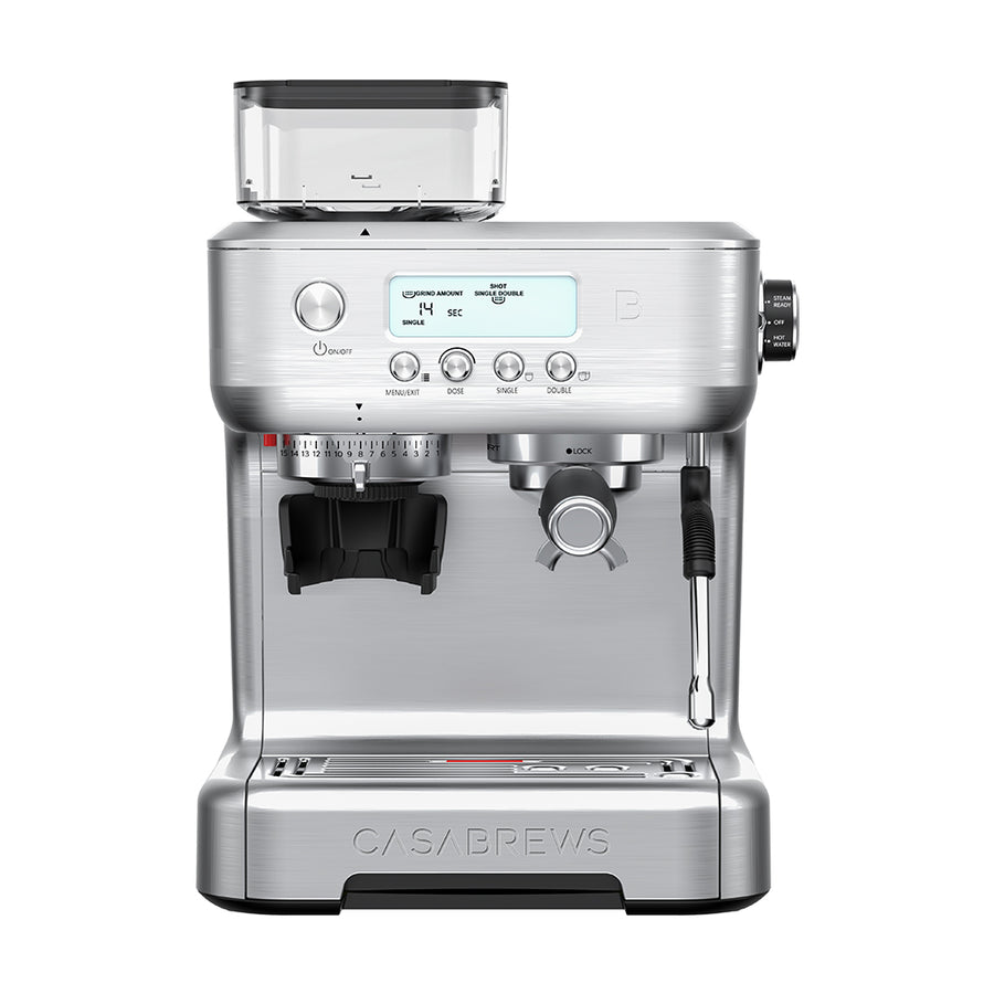 5700PRO™ All-in-One Stainless Steel Espresso Machine with Built-in ...