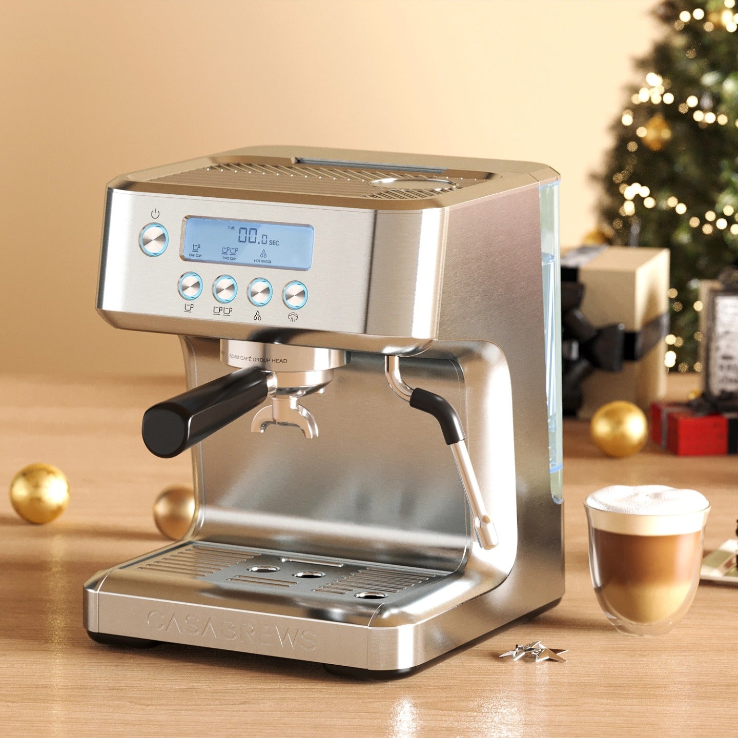 ULTRA™ 20-bar Pressure Espresso Machine with LCD display, Adjustable ...