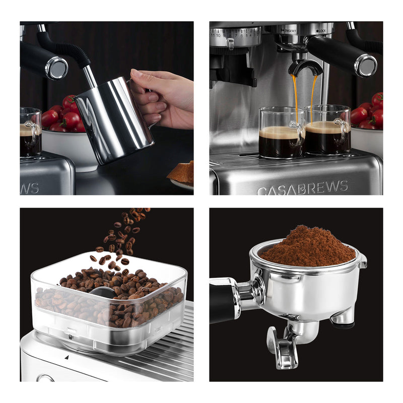 Casabrews 5700Pro™ All-in-One Espresso Machine with Digital LCD Displa