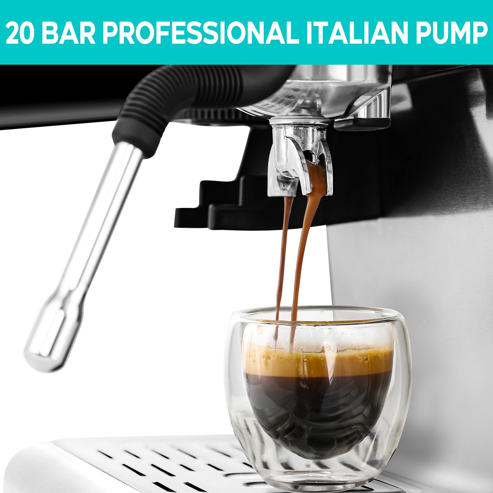 CM5700™ All-in-One Espresso Machine with Grinder and Milk Frother ...